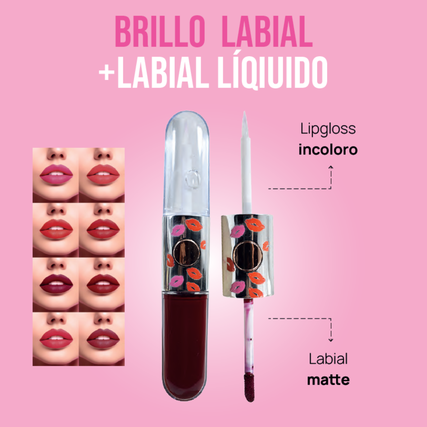 Labial duo Pink21 | Lulu Makeup