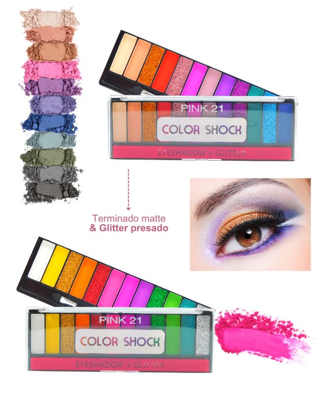 Pink 21 Paleta Color Shock | TIENDANEVSKY