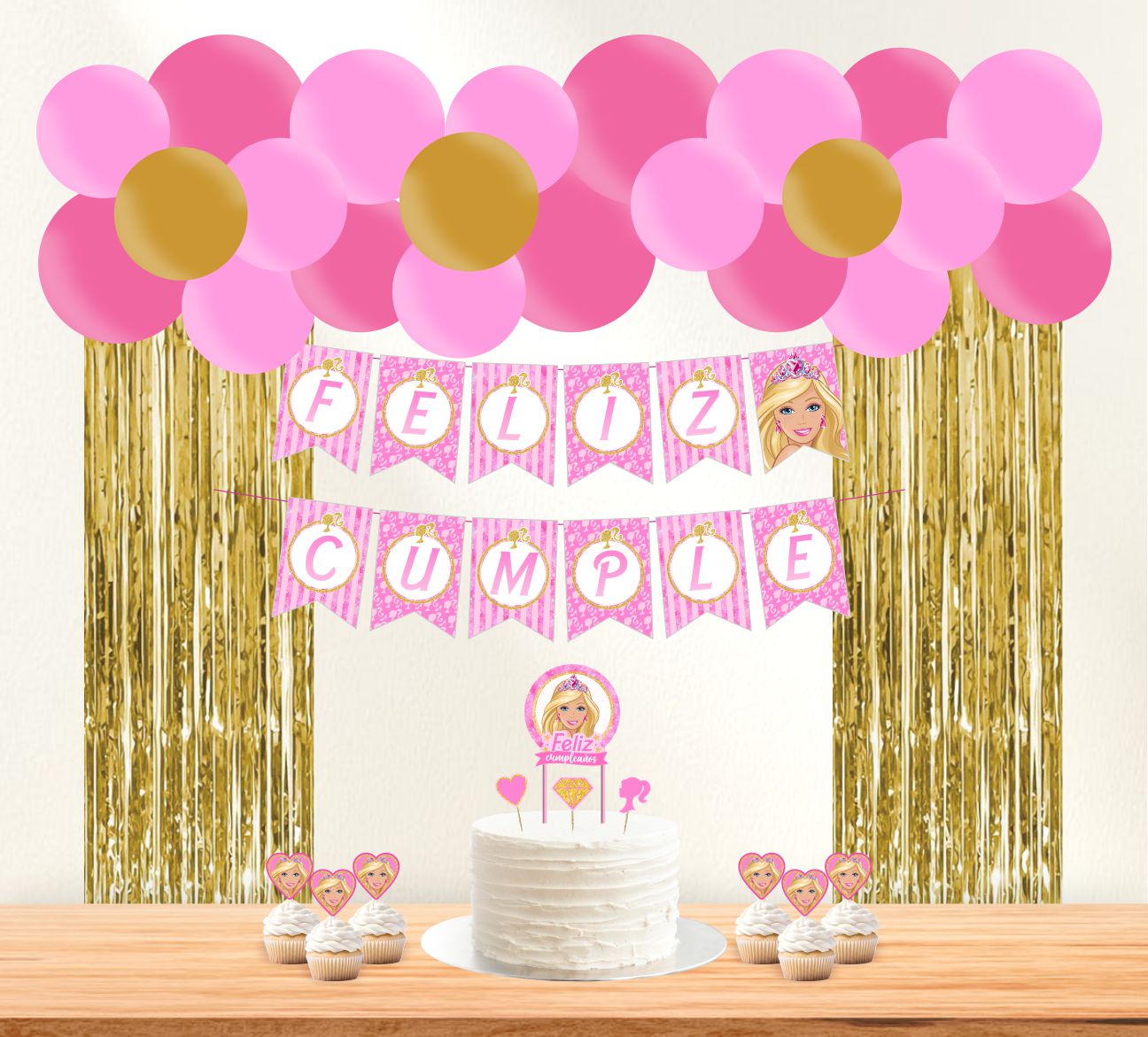 Combo Kit Deco Party Barbie | Taller Creativo