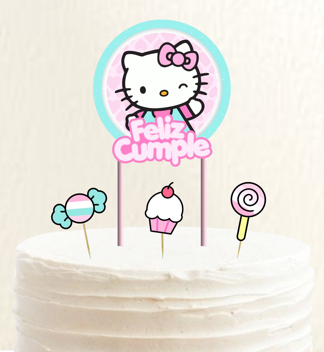 Combo Kit Deco Party Hello Kitty | Taller Creativo