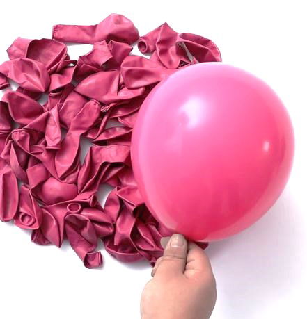 Globo 12" Pop Balloon Intense Premium Magenta x10 | Taller Creativo