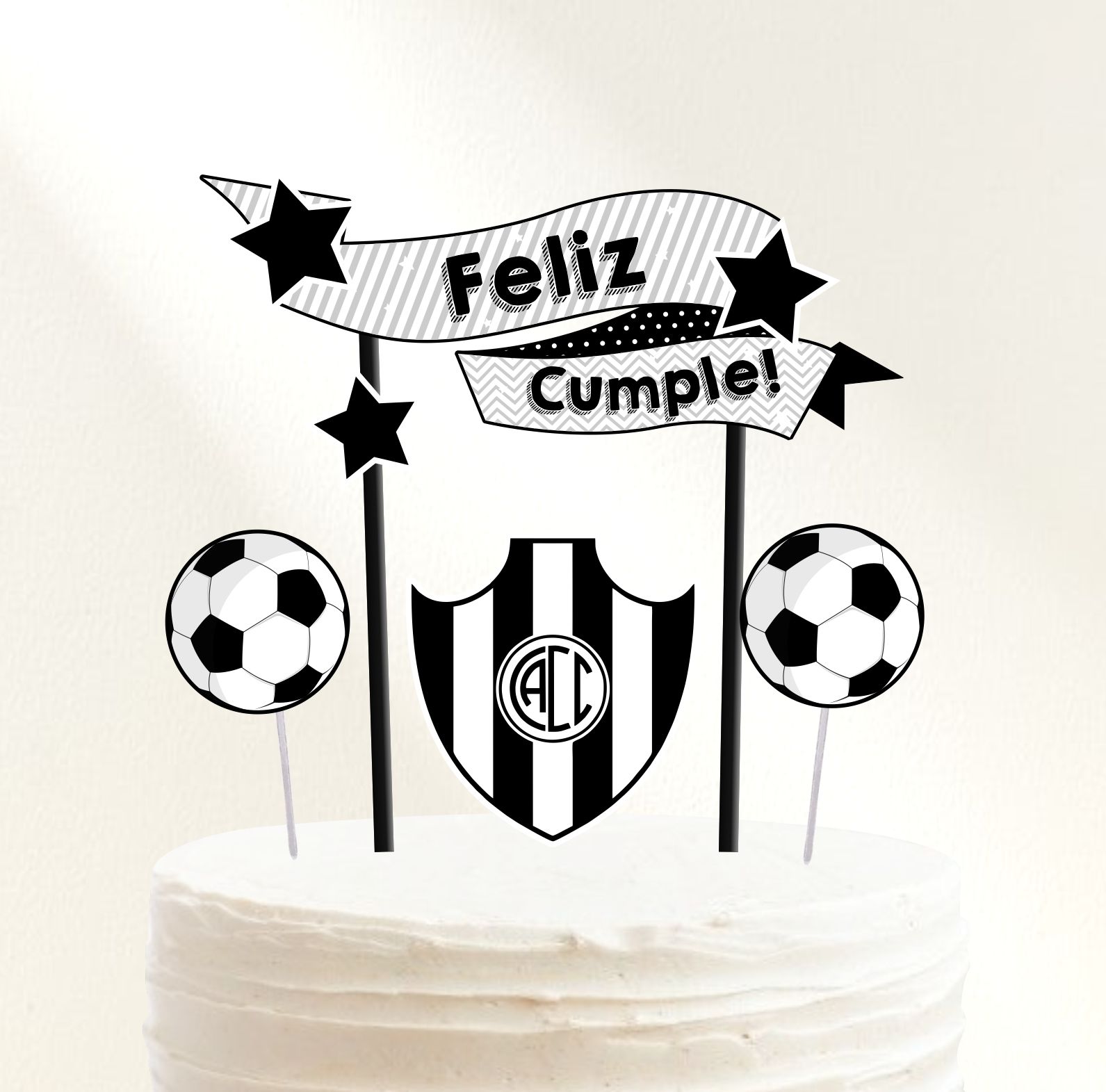 Cake Topper Central Cordoba | Taller Creativo