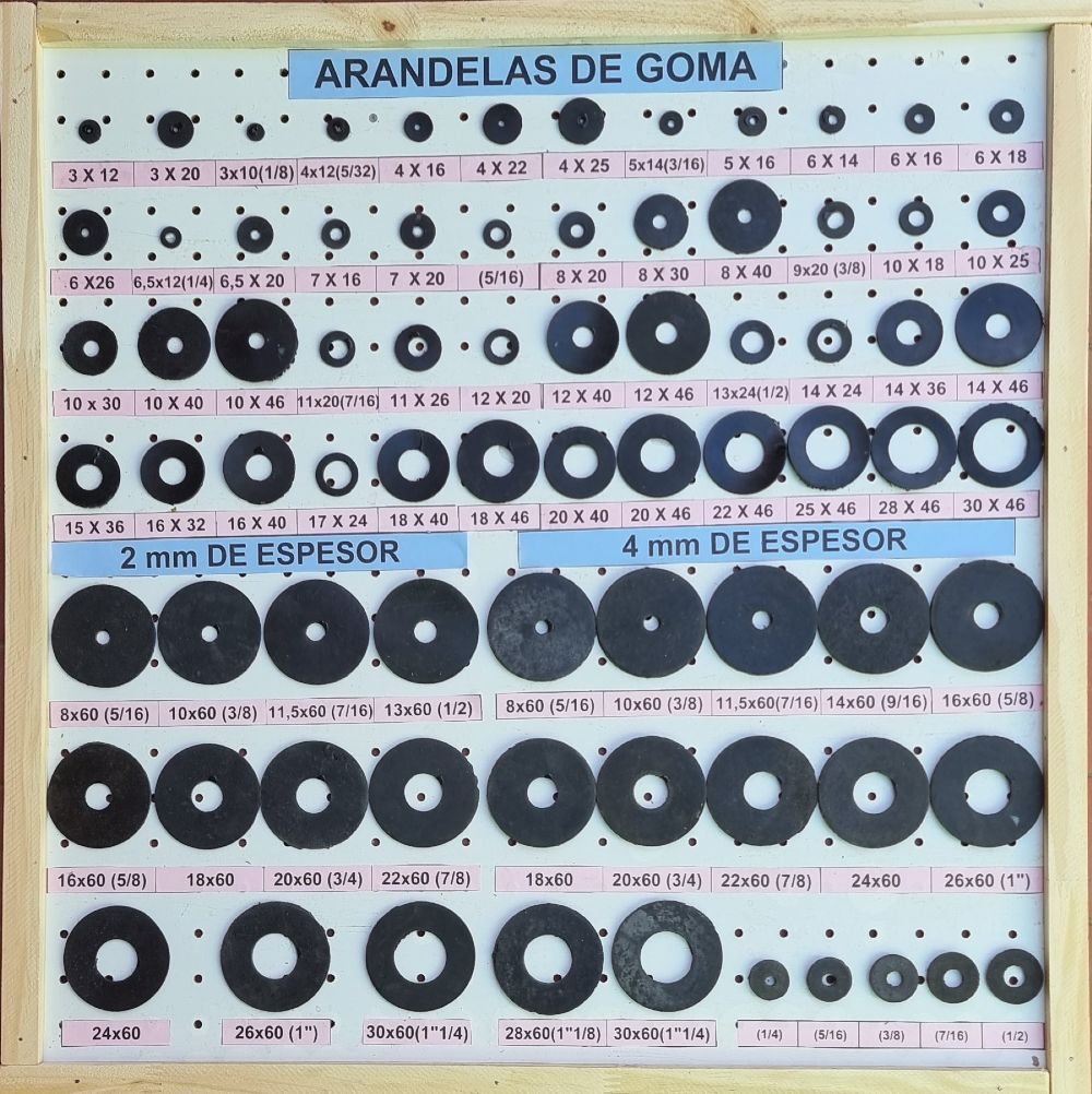 Arandelas de Goma - Surtido Completo | Maxifer