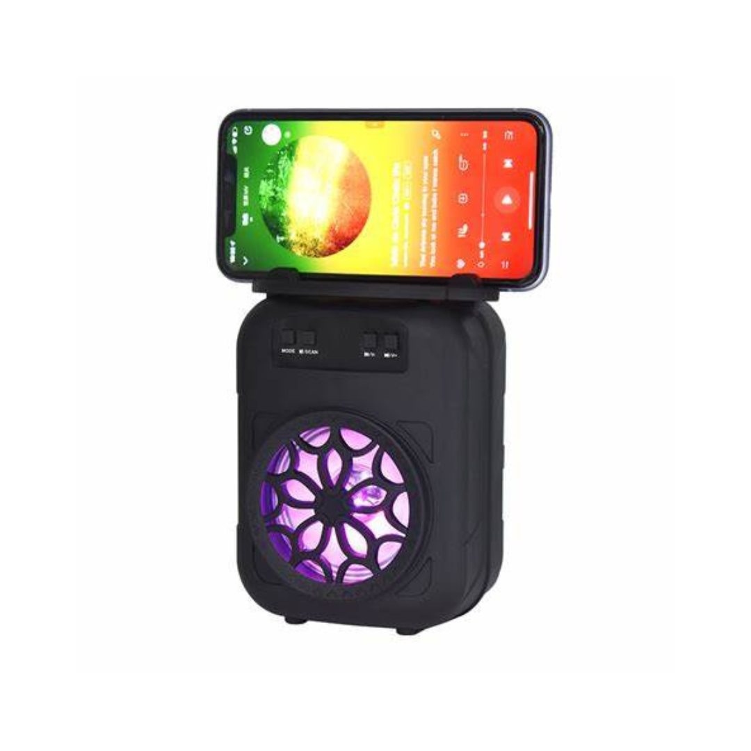 Parlante Recargable Bluetooth Con RGB De 3” Modelo LM-S375. Negro | josrelojes