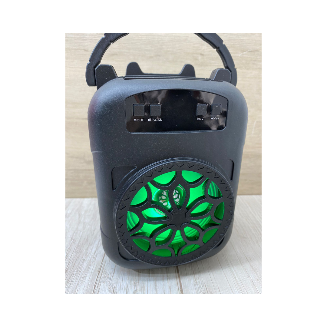 Parlante Recargable Bluetooth Con RGB De 3” Modelo LM-S375. Negro | josrelojes