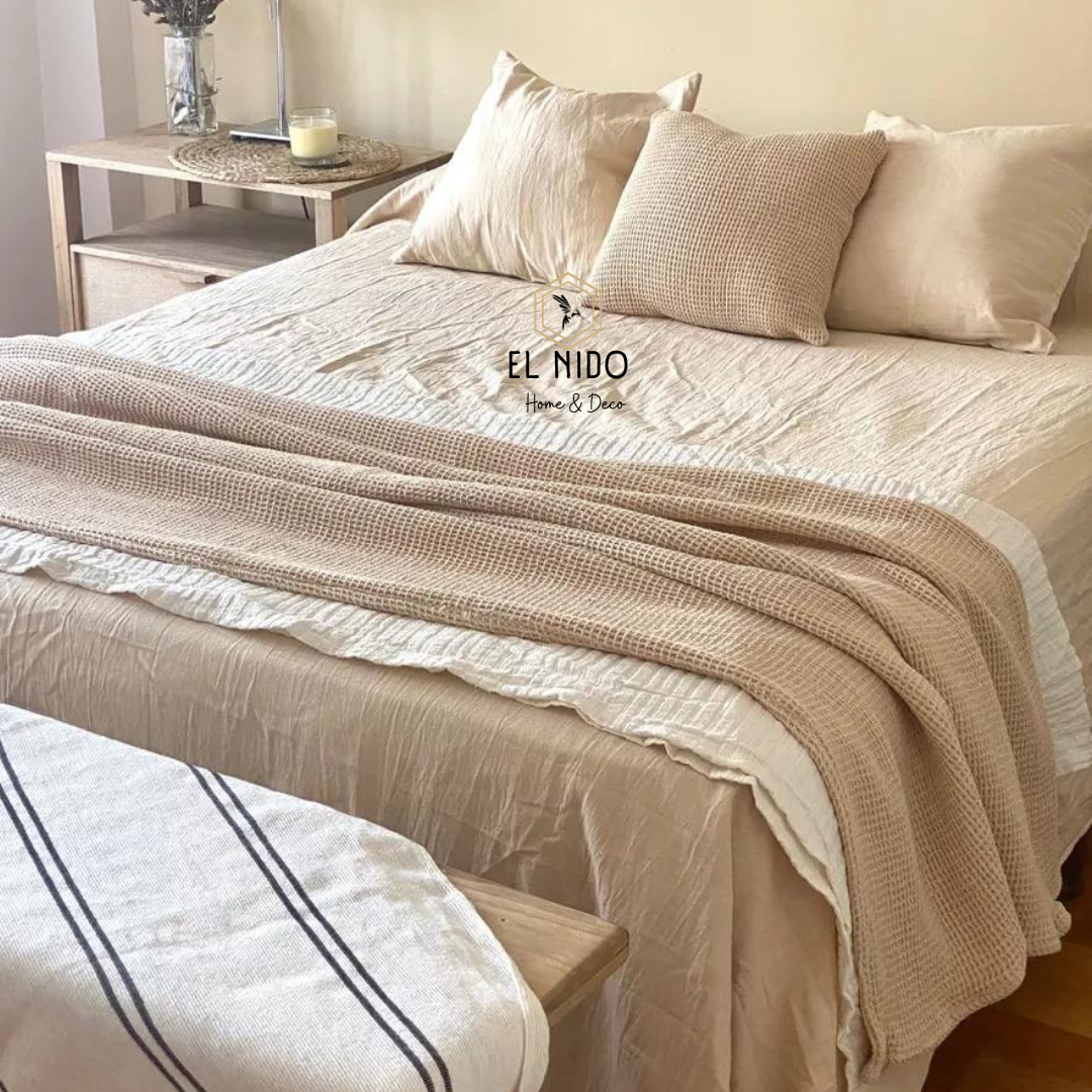 CUBRE CAMA CUBRE SILLON TUSOR PREMIUM 300X200CM | EL NIDO HOME DECO