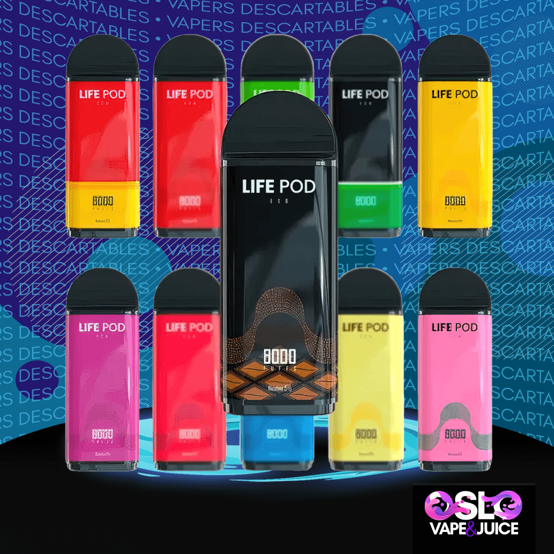 Cartucho life pod 8000 puffs 5% | Oslo vape