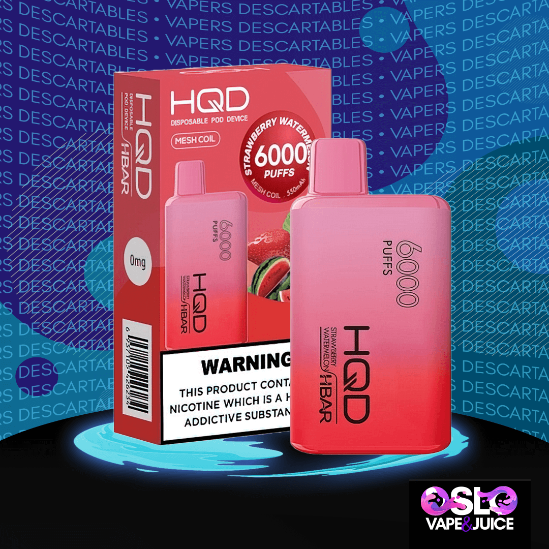 ¡PROMO! 2 Vapers descartable Hqd 6000 puffs 5% | Oslo vape