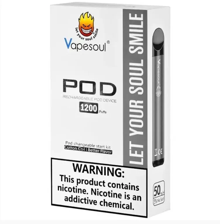 ¡PROMO! 3 Pod descartable vapesoul 4800 puffs c/u 5% de nicotina | Oslo ...
