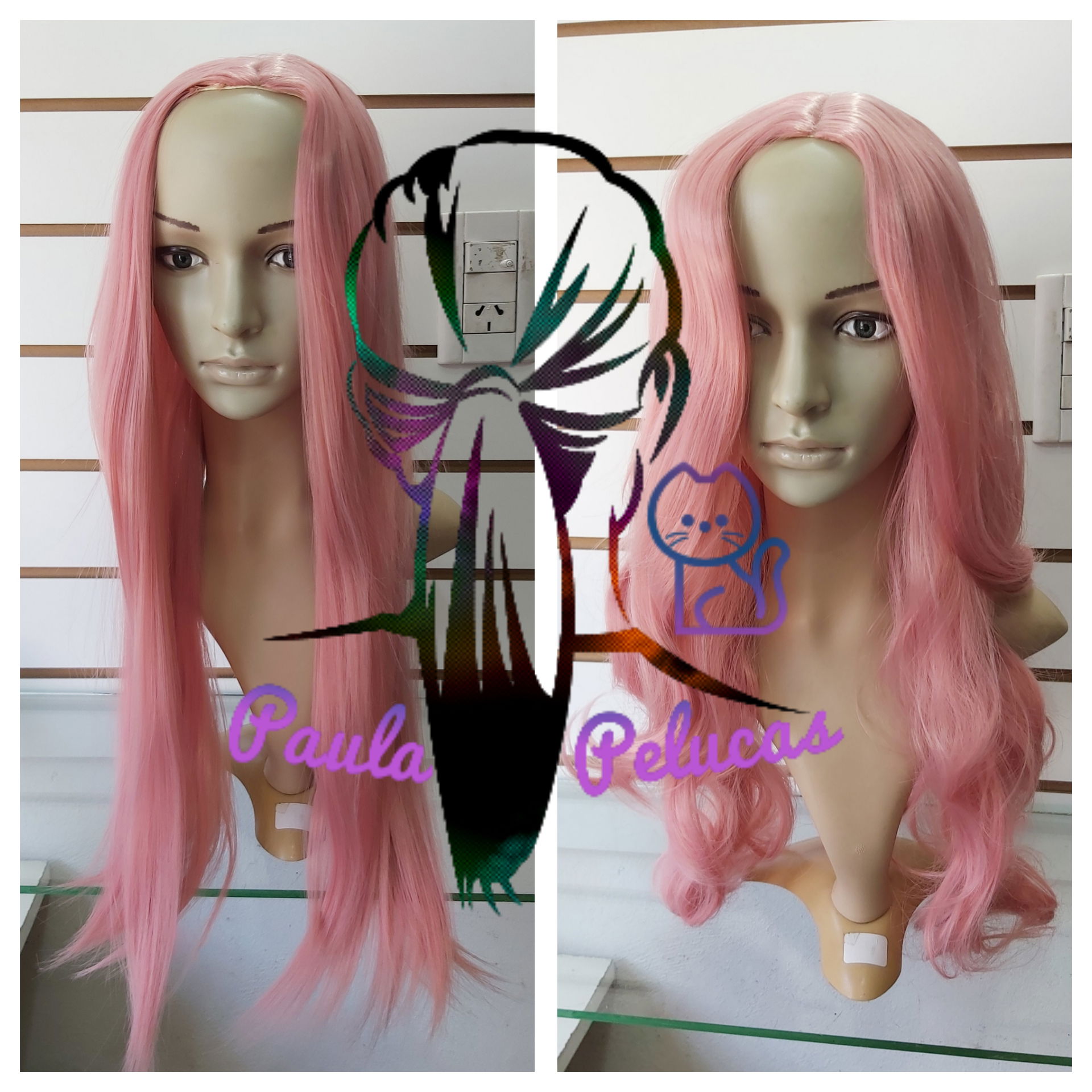 Peluca rosa | Paulapelucas