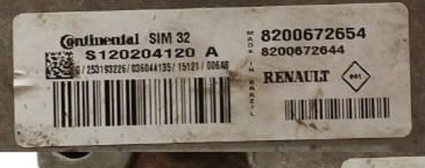 Ecu Computadora Siemens SIM32 Renault Clio 1.2 Desinmobilizadas!! A5 ...