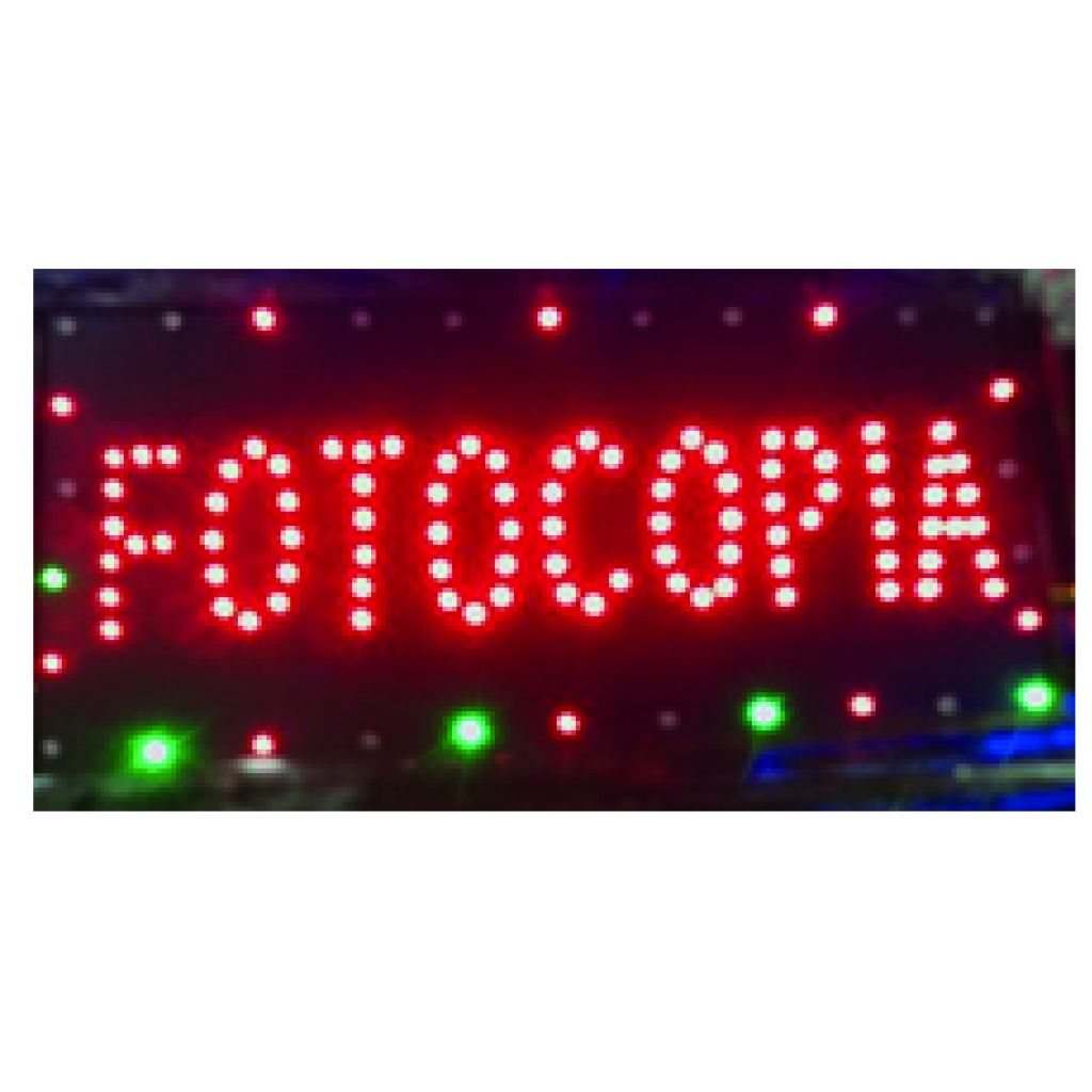 Cartel luminoso Fotocopia | HaceTuPedido.com