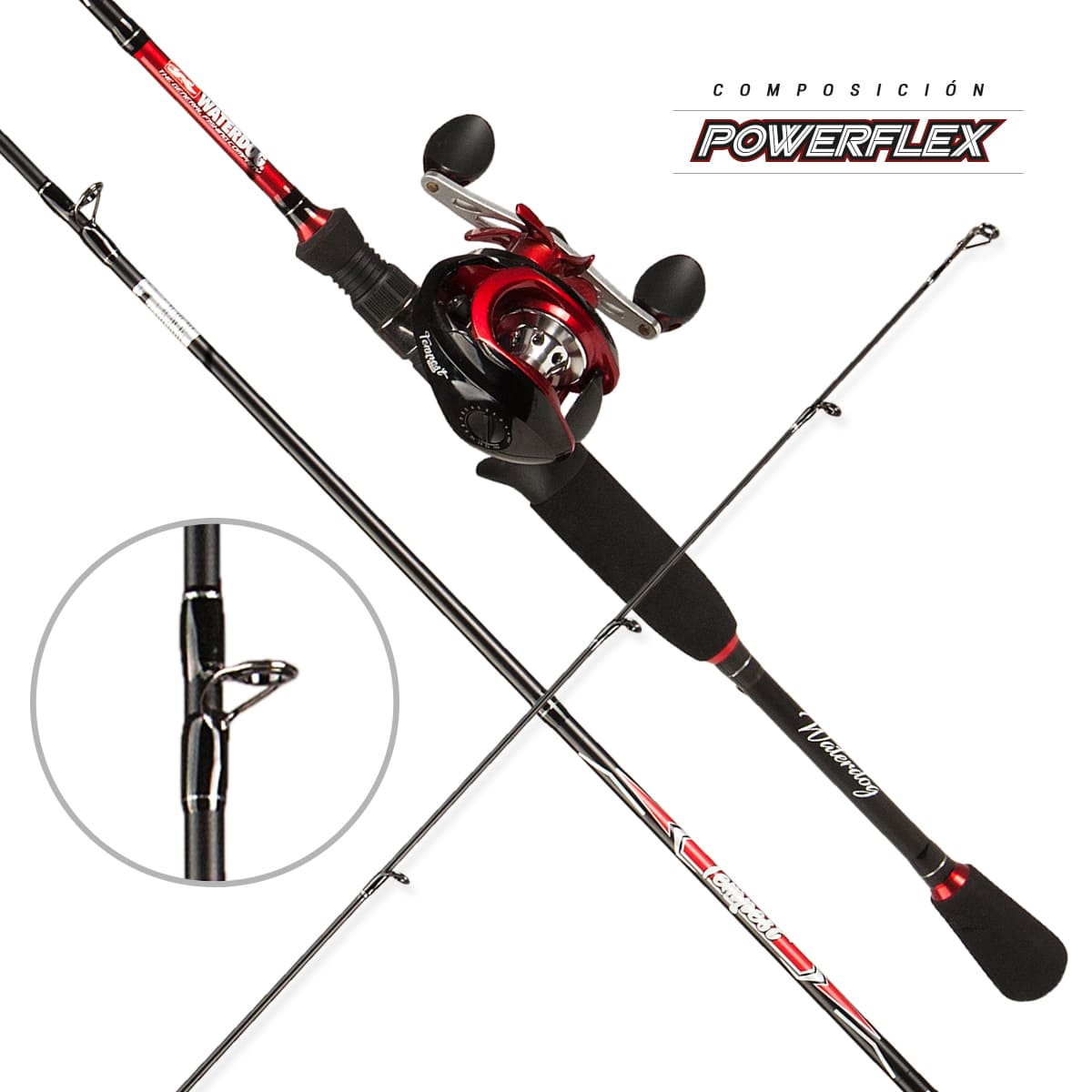 Combo Waterdog - Tempest Caña + Reel | San remo pesca
